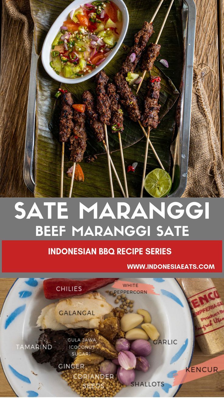 Indonesian Beef Maranggi Saté Recipe » Indonesia Eats - Quick Asian Recipes